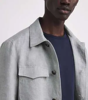 FIORONI CASHMERE Linen Overshirt