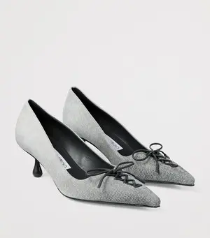 JIMMY CHOO Scarlett 50 Suede Pumps - Grey