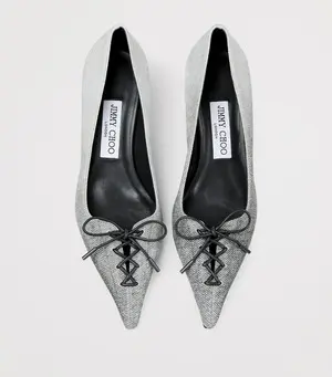 JIMMY CHOO Scarlett 50 Suede Pumps - Grey