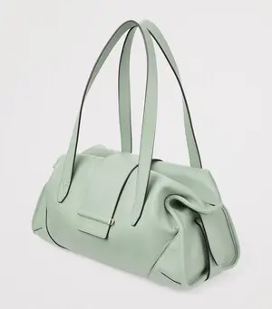 JIMMY CHOO Medium Leather Bar Holdall Bag