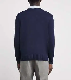 Rlx Ralph Lauren Cotton-blend Polo Bear Sweater