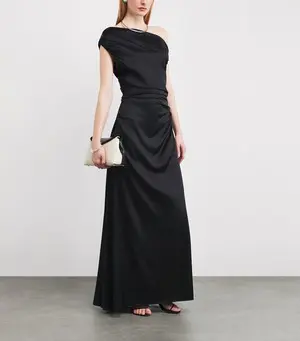 Staud Silk-blend Phare Maxi Dress