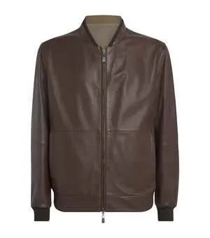 Corneliani Lambskin Bomber Jacket