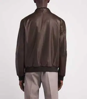 Corneliani Lambskin Bomber Jacket