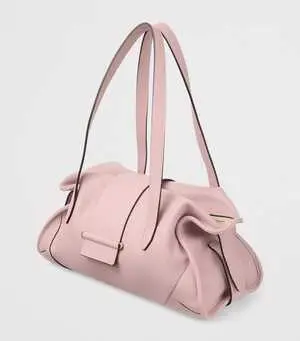 JIMMY CHOO Medium Leather Bar Holdall Bag - Pink