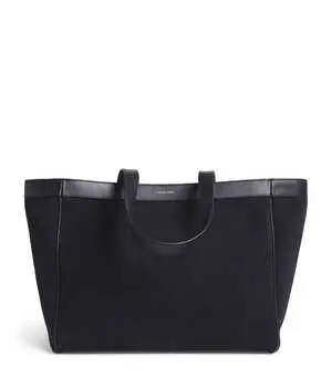 ANINE BING Suede Rio Tote Bag - Navy