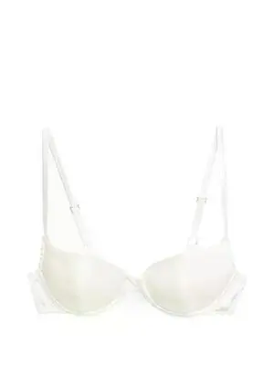 FLEUR DU MAL Balconette-style Molded Bra - Neutrals