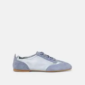 Women's Satin and Suede Sneakers