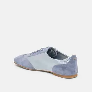 DOLCEVITA Itzy Satin And Suede Sneakers