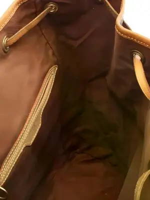 LOUIS VUITTON 1996 Gm Montsouris Monogram Canvas Backpack - Brown