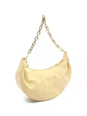 LOUIS VUITTON 2010s Bubble Chain Leather Shoulder Bag - Neutrals