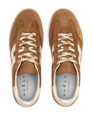 Hogan Leather Sneakers - Brown