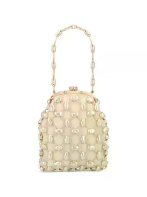 Cult Gaia Chain-handle Clutch Bag - Neutrals