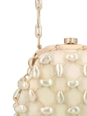 Cult Gaia Chain-handle Clutch Bag - Neutrals