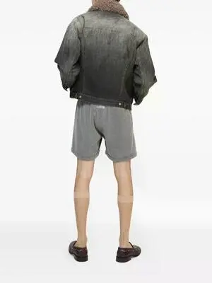 Acne Studios Fur-trimmed Denim Jacket