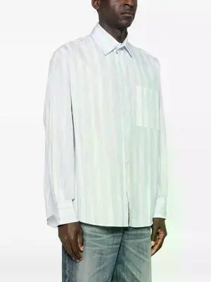Jacquemus Striped Pocket Shirt