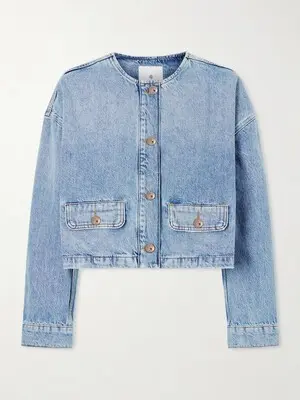 ANINE BING Blanche Denim Jacket - Blue