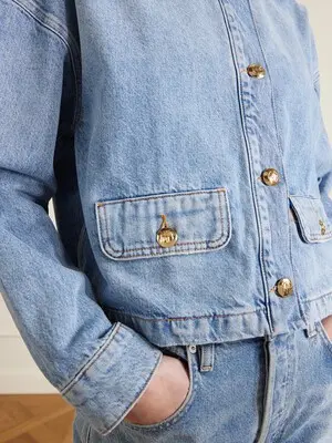 ANINE BING Blanche Denim Jacket - Blue
