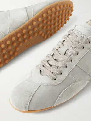 TOD'S Sportiva 59l Suede Sneakers - Gray