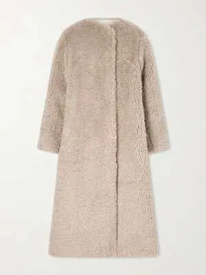 Maria Mcmanus Wrap Fleece Coat - Beige