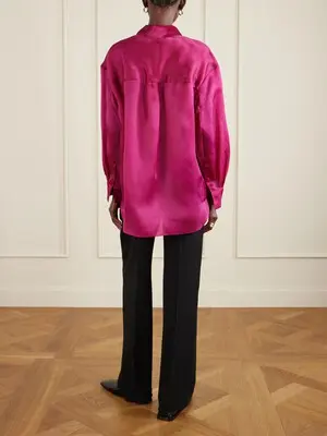KALLMEYER Dani Silk-organza Shirt - Pink