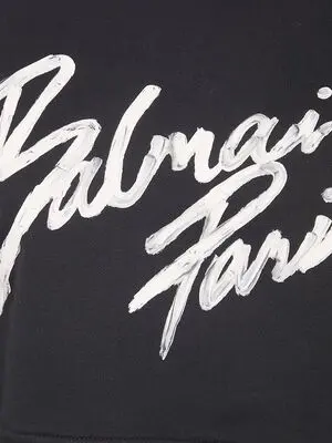 Balmain Logo Sweatshirt - Black
