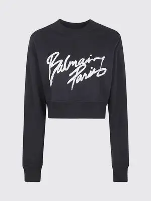Balmain Logo Sweatshirt - Black
