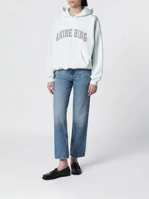 ANINE BING Logo Hoodie - Mint