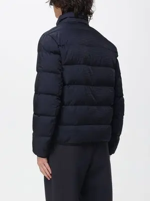Emporio Armani Quilted Zip-up Jacket - Blue