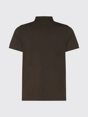 Stone Island Piqué Cotton Polo Shirt With Compass Logo Patch - Grey