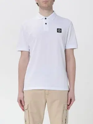 Stone Island Color Blocked Polos For Men