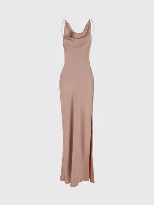 Andamane Cowl Neck Slip Maxi Dress - Pink