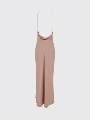 Andamane Cowl Neck Slip Maxi Dress - Pink