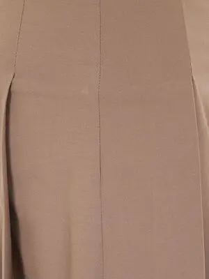 RÓHE Pleated Skirt - Coffee