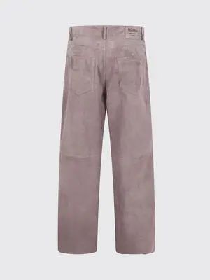 Max Mara Suede Wide Leg Trousers - Brown