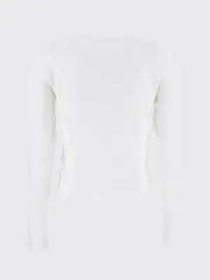 Jacquemus Slim Fit Long-sleeved T-shirt With Contrast Logo - White