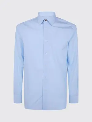 Paul Smith Classic Cotton Poplin Shirt - Blue