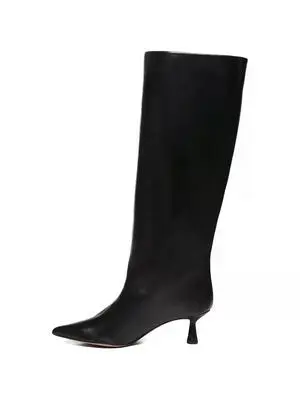 GIULIANO GALIANO Pointed-toe Stiletto Boots - Black