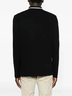 BOSS Long-sleeved Cotton Piqué Polo Shirt