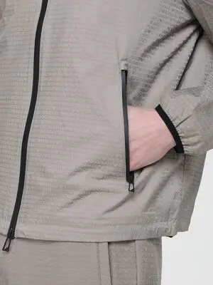 Emporio Armani Zip-up Hooded Jacket - Grey