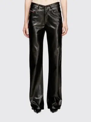 DIESEL® Wide Leg Trousers - Black