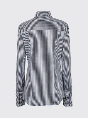 Sportmax Striped Shirt With Embellished Cuffs