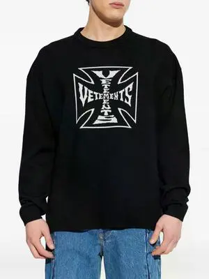 Vetements Graphic Wool Sweater