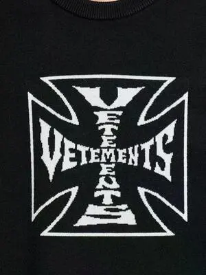 Vetements Graphic Wool Sweater