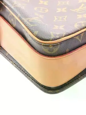 LOUIS VUITTON 1990 Cartesier Gm Monogram Canvas Crossbody Bag - Brown