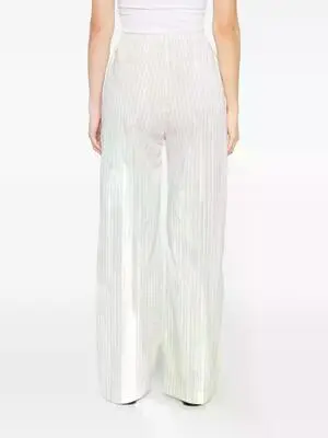 IRO PARIS Lia Striped Drawstring Trousers - White