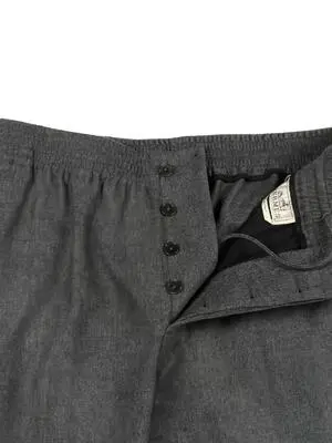 Hermès 2010s Button Pressed Crease Trousers