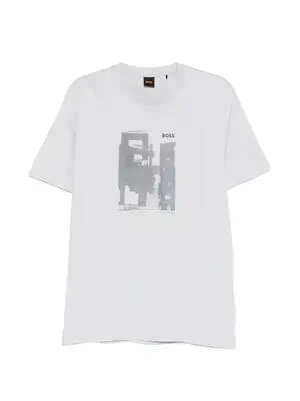 BOSS Graphic-print T-shirt - Grey