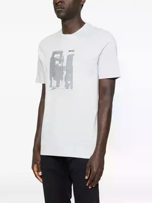 BOSS Graphic-print T-shirt - Grey