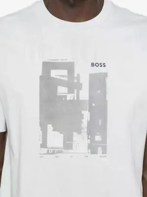 BOSS Graphic-print T-shirt - Grey